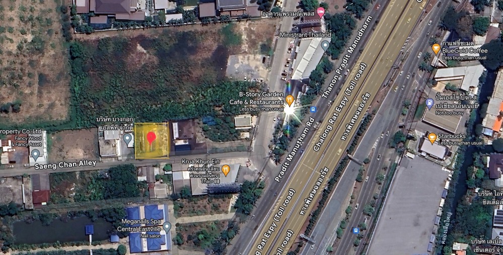 ที่ดิน ประดิษฐ์มนูธรรม 23 / 200 ตารางวา (ขาย), Land Pradit Manutham 23 / 800 Square Metre (FOR ...